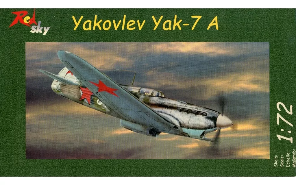 Plastic model 1/72 Yakovlev Yak-7 A | Toy Hobby | Suruga-ya.com