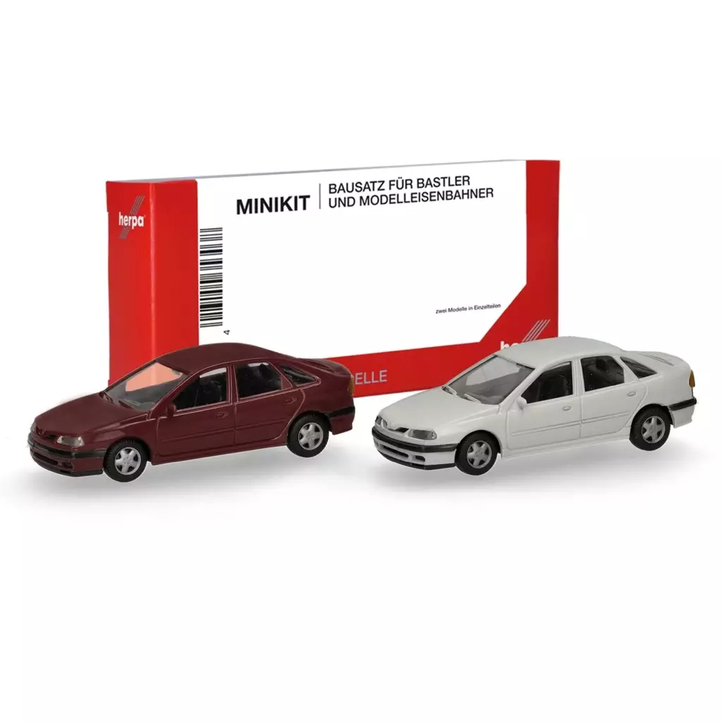 1/87 Mini Kit Renault Laguna 2-Piece Set (Red / White) [HE014113] | Toy ...