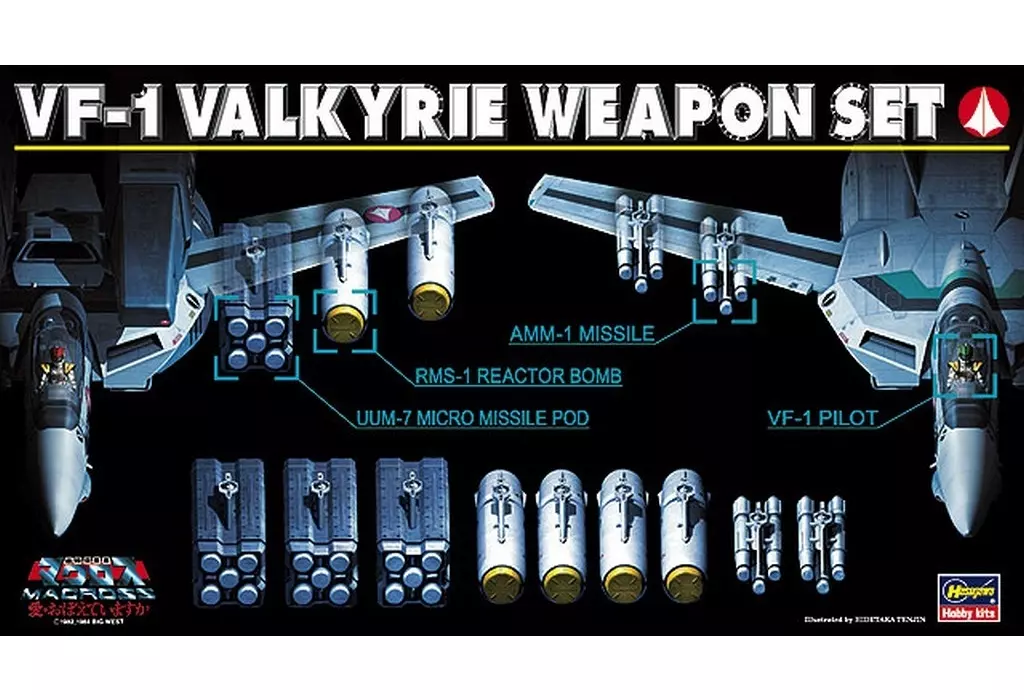 [Resale Reservation] 1/72 VF-1 Barki Lee Weapon Set "Super Dimension ...