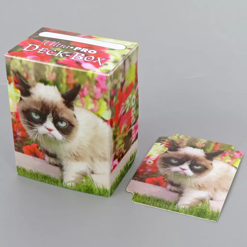 Supply FULL-VIEW DECK BOX Grumpy CAT FLOWERS Deck Box (with Partition ...