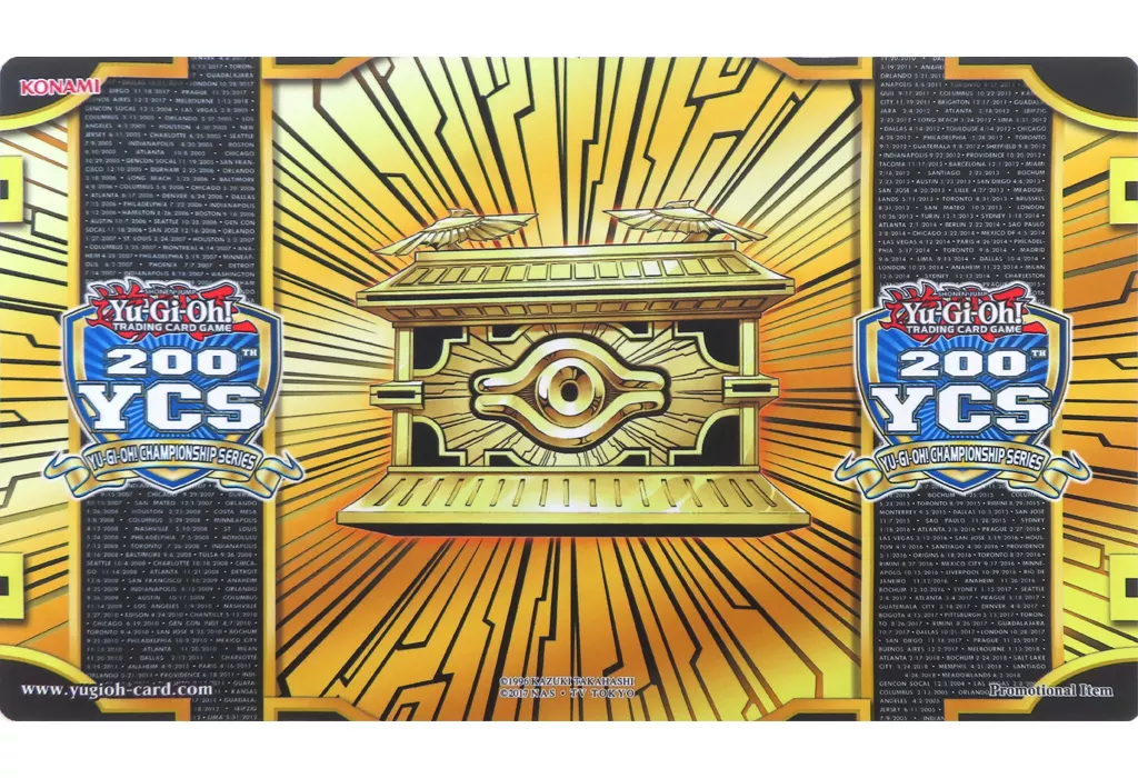 Yu-Gi-Oh OCG English Duelfield Sealed Golden Chest 200th Yu-Gi-Oh! Championship Series Utrecht ...