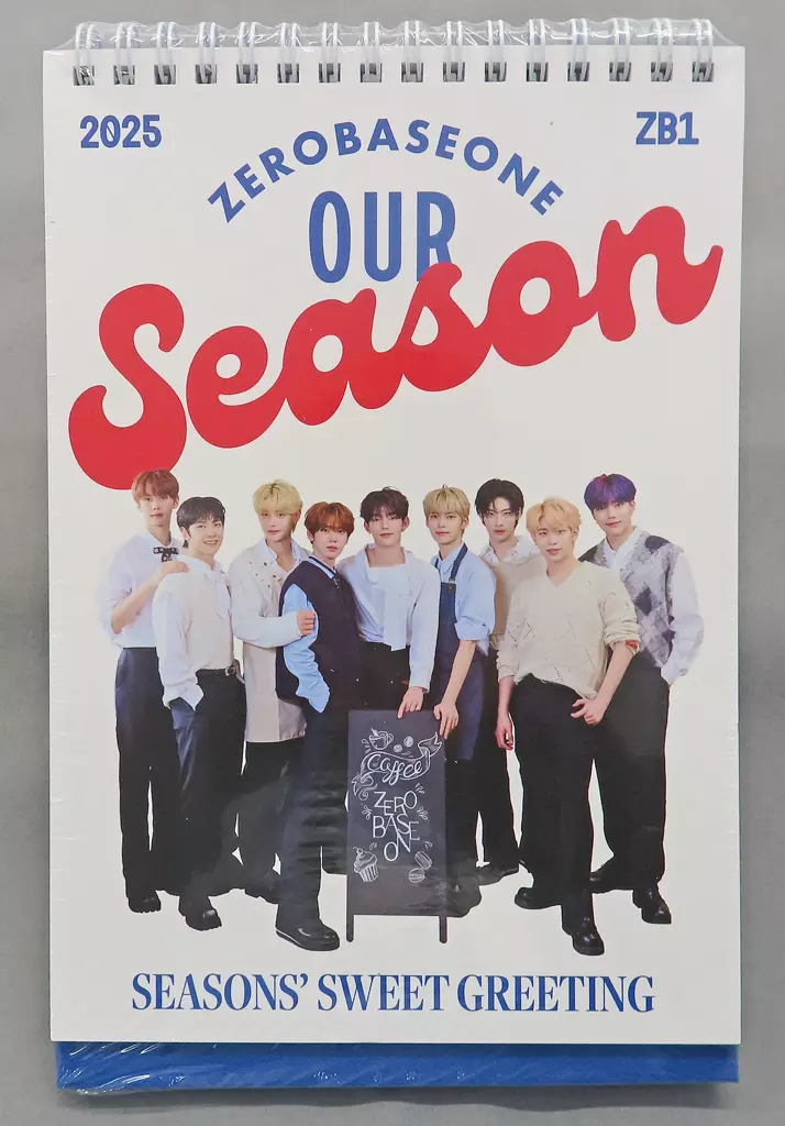 Calendar [Single Item] ZEROBASEONE 2025 Desktop Calendar "ZEROBASEONE 2025 SEASON'S GREETINGS ...