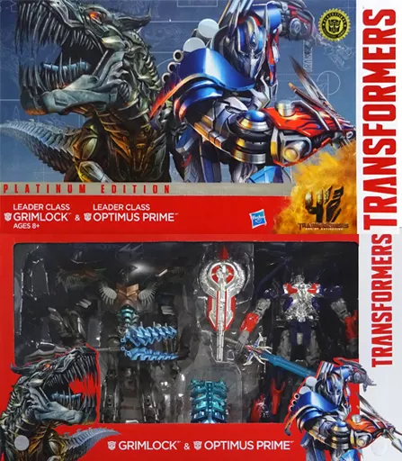GRIMLOCK & OPTIMUS PRIME PLATINUM EDITION - Grimlock & Optimus Prime ...