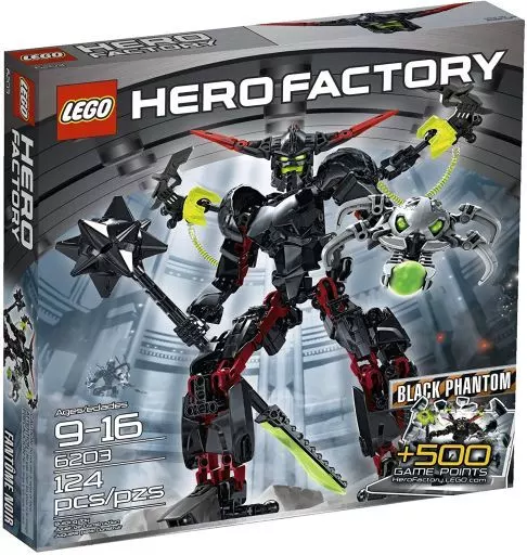 LEGO BLACK PHANTOM - BLACK PHANTOM - 「 LEGO HERO FACTORY 」 6203 | Toy ...