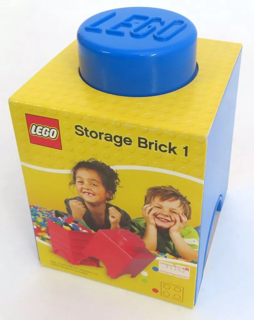 LEGO Storage Brick 1 Bright Blue "Lego Storage" 4001 | Toy Hobby ...