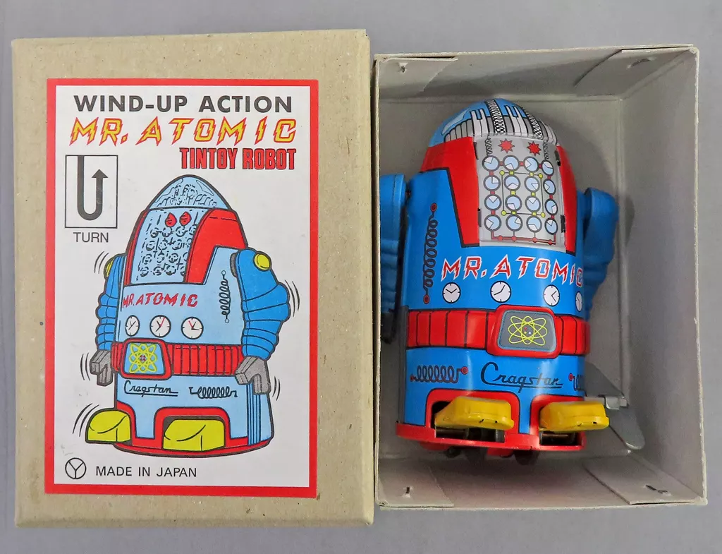 Tin Toy TINTOY ROBOT : Mr. Atomic Reprint | Toy Hobby | Suruga-ya.com