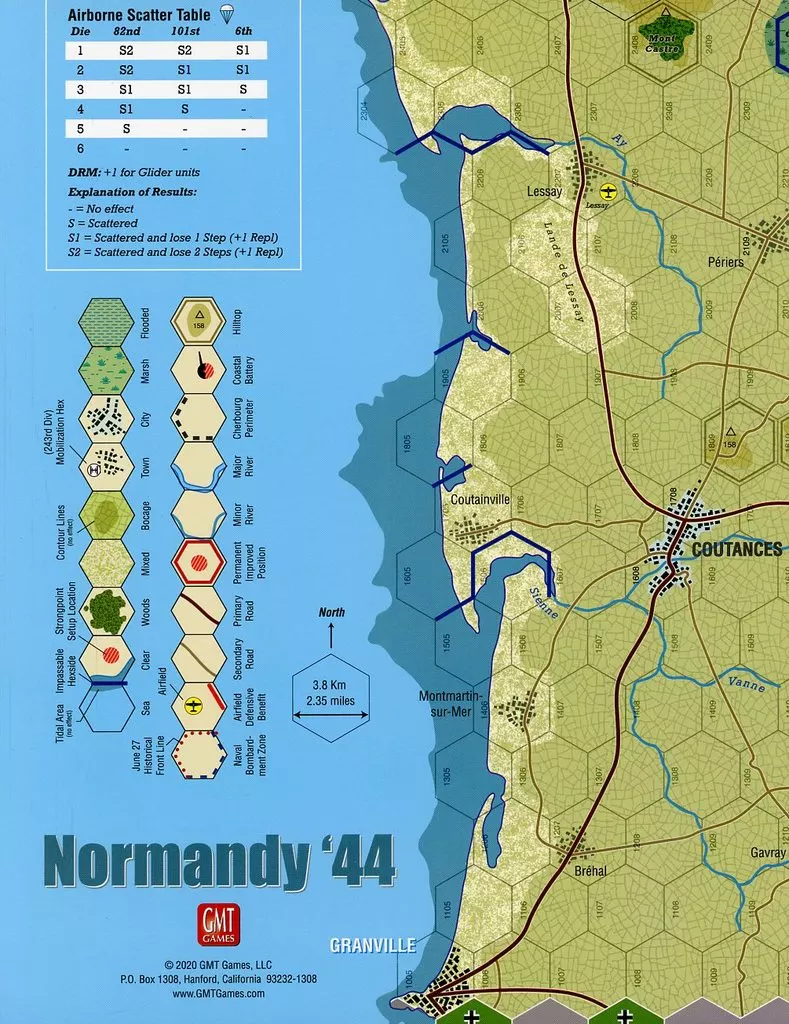 Normandy' 44 : Mounted Map | Toy Hobby | Suruga-ya.com