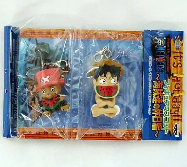 ONE PIECE Figure Mascot ~ Pirate's Holiday ~ Luffy & Chopper ...