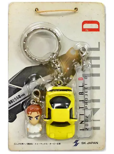 Key Holder Mascot (Character Actor) INITIAL D Twin Battle Key Holder ...