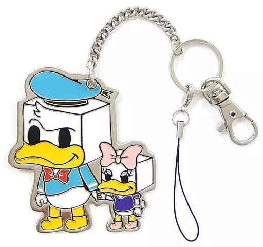Donald Duck & Daisy Duck Key Chain "D' 24 ×DEVILROBOTS" Tokyo DisneySea ...