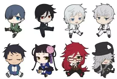 Strap (Character Cutter) 8-type set "Black Butler Book of Murder ...