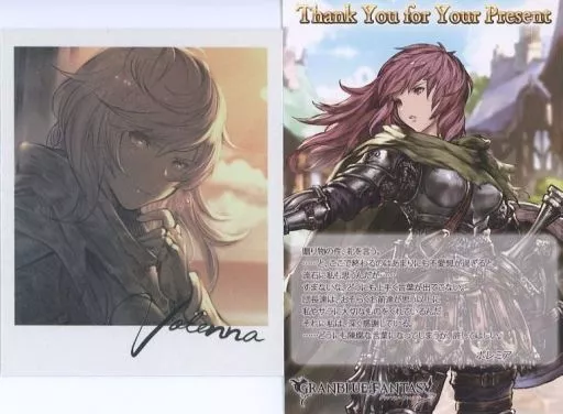 Volenna Polaroid-style with signature illustration card and post card ...