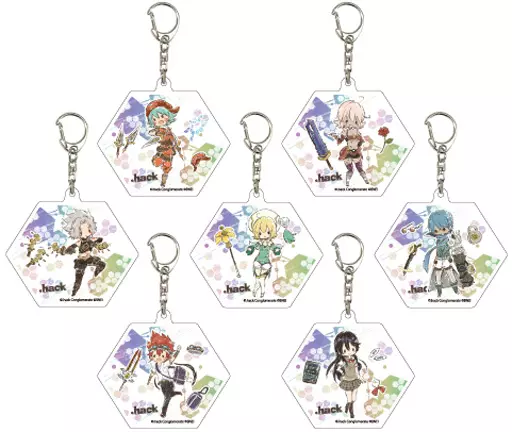 Key Holder Mascot (Character Actor) Set of 7 Types ".hack series ...