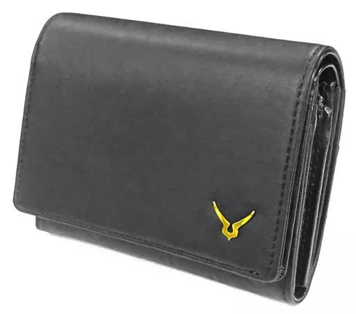 Wallet and Pass Case (Character Kuta) Gear Mark Embossed Double Fold ...