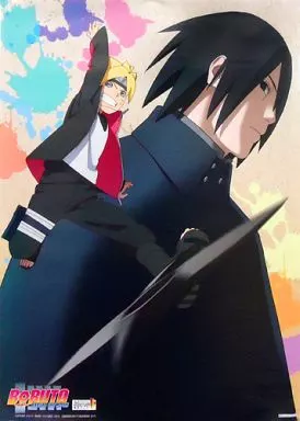 BORUTO's Special B2 Poster Bolt & Uchiwa Sasuke "BORUTO Bolt -NARUTO ...
