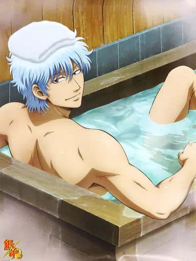 Poster [Damaged Item] B2 Bathing Poster Gintoki Sakata "Rakuten ...
