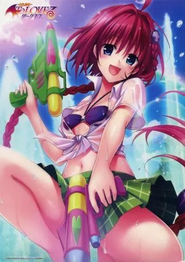 Poster A3 Clear Poster Mea (Playing with water ver) "TO LOVE RU - To Love Ru - 15th Anniversary ...