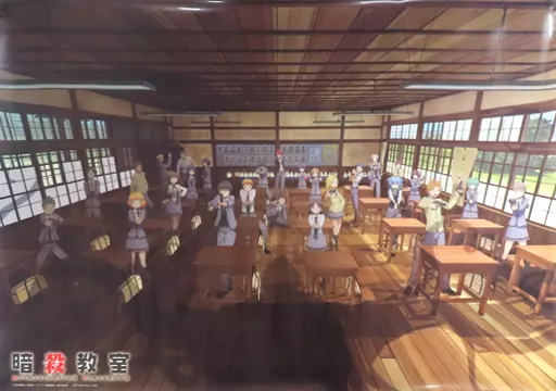 Poster B2 Special Clear Poster Collection "Blu-ray/DVD ASSASSINATION CLASSROOM" HMV Full Volume ...