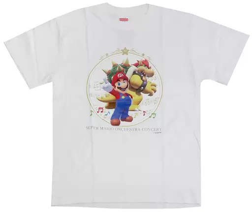 Clothing Mario & Gukbap T-Shirts White M-Size "』 Super Mario Orchestra ...