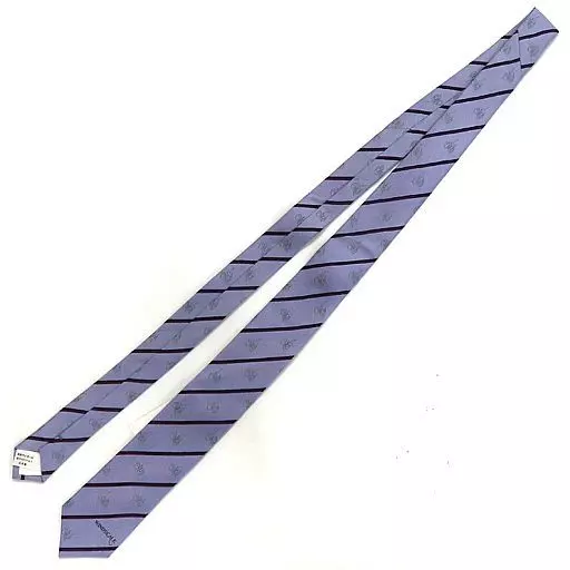 Clothing Logo WINDSCALE Necktie WS Striped Lavender x Navy "KAMEN RIDER ...