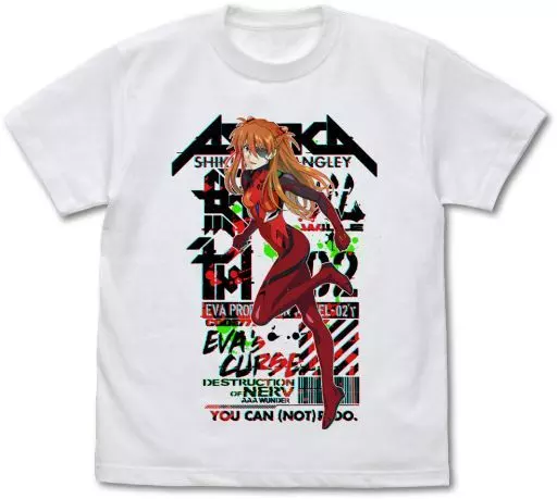 Clothing Shikinama, Asuka, Langley Full Color T-Shirt White L Size ...