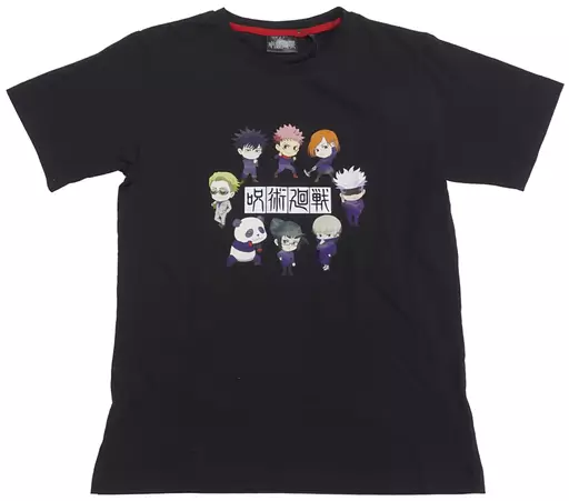 Clothing Gathered Half Sleeve T-Shirt Black Men L Size "Jujutsu Kaisen ...