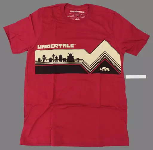 Clothing UNDERTALE LINE T-shirt Fangamer ver. (with sticker) burgundy ...