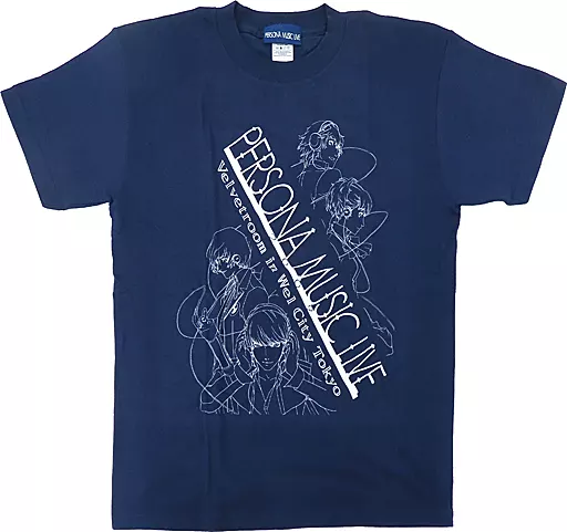 Persona Live 2009 original T-shirt navy blue M size "PERSONA MUSIC LIVE ...