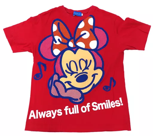 T-shirt Minnie Mouse (Always full of Smiles!) T-shirt red M size ...