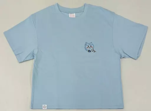 T-shirt Hachiware (Fish) T-Shirt Blue L Size "Little Kawa, Little Cute ...