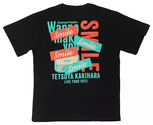 T-shirt Tetsuya Kakihara T-Shirt Black M Size "Kiramune Presents ...