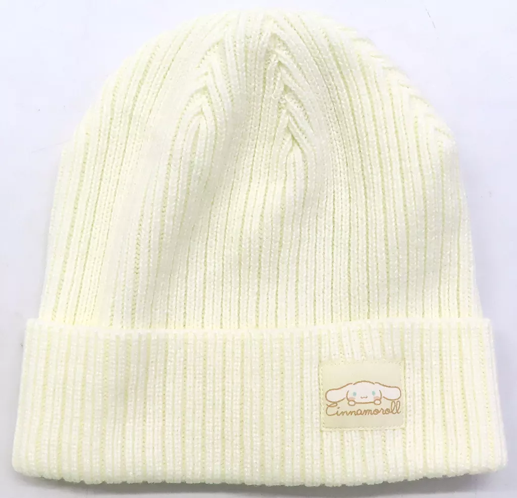 [Single Item] Cinnamoroll Knitted hat "Sanrio Character Drivers x Shimamura Grab bag 2024 Ladies ...