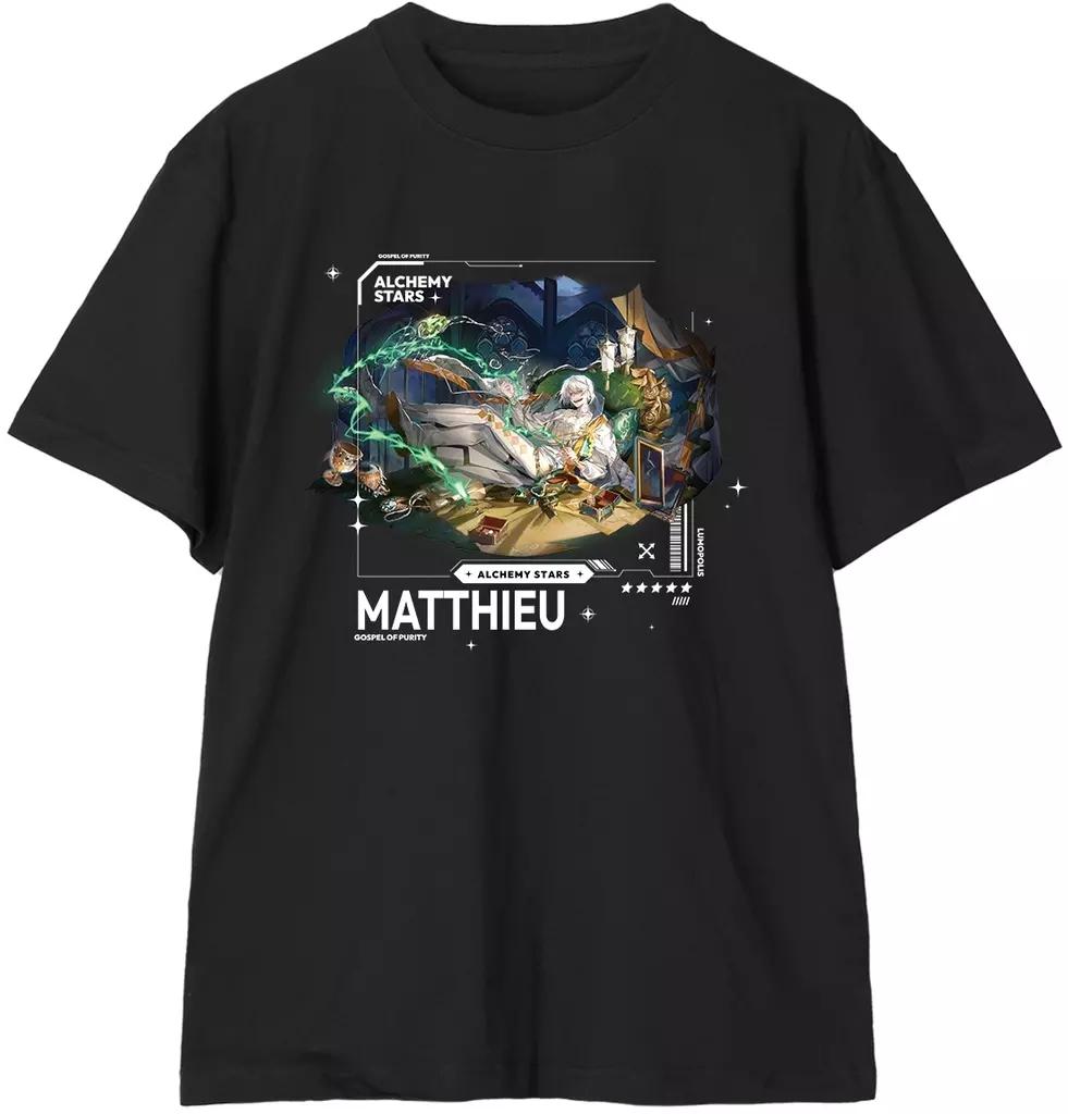 Matthew T-Shirt Black Ladies XL Size "White Night Aurora" | Goods ...