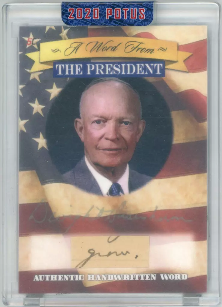 トレカ Dwight D. Eisenhower -ドワイト・D・アイゼンハワー- 縦型 カード 「2020 A Word From The President」 | おもちゃホビー ...