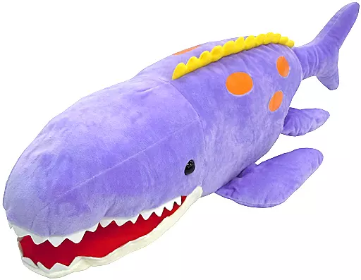Mosasaurus (Purple) Nesobari de Ka BIG Plush toy "Era of Dinosaurs ...