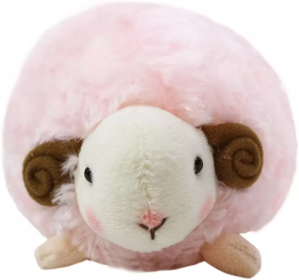 Lamb (Pink) Plush toy (M) "Marucchi" | Toy Hobby | Suruga-ya.com