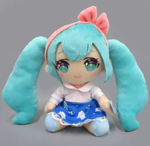 Plush toy Room Wear A (White x Blue) Room Wear Image Plush toy ...