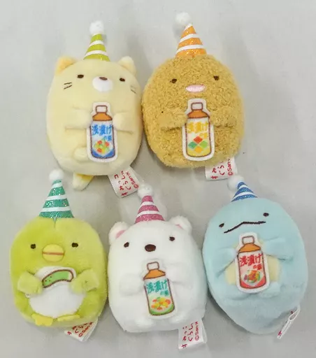 Tenori Plush toy 5-Variety Set "Ebara Foods Quick-Pickled Vegetables no ...