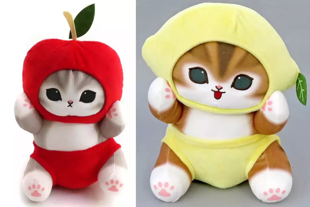 Plush toy 2-Kind Set Vegetable Marche (Fruits) BIG Plush toy "mofusand" | Toy Hobby | Suruga-ya.com