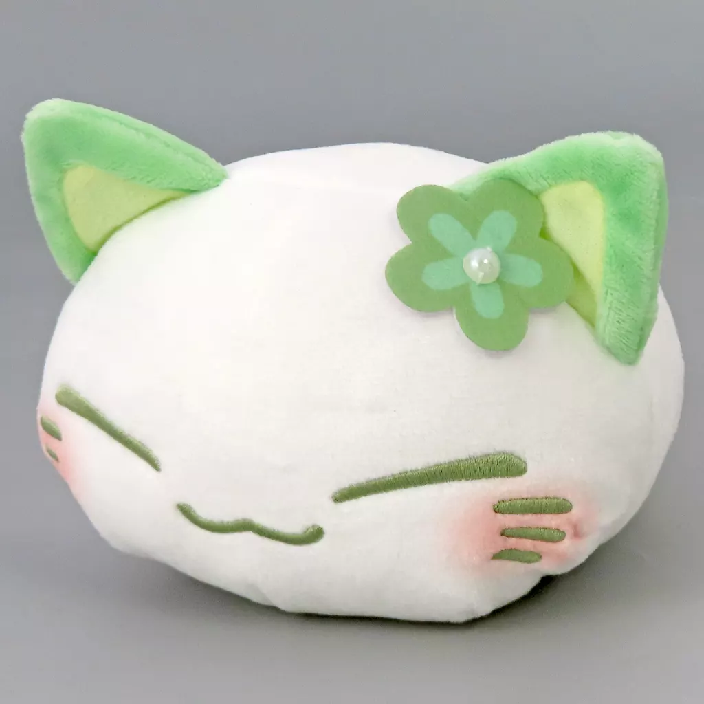 Sleepy Cat (B / Green) fluffy color Plush toy "Sleepy Cat" | Toy Hobby ...