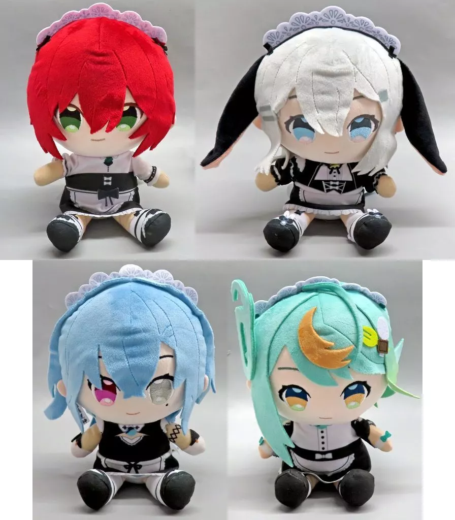 Plush toy 4-Type Set Cocogyuto! Plush toy Maid Ver. Vol. 2 "Aogiri High ...