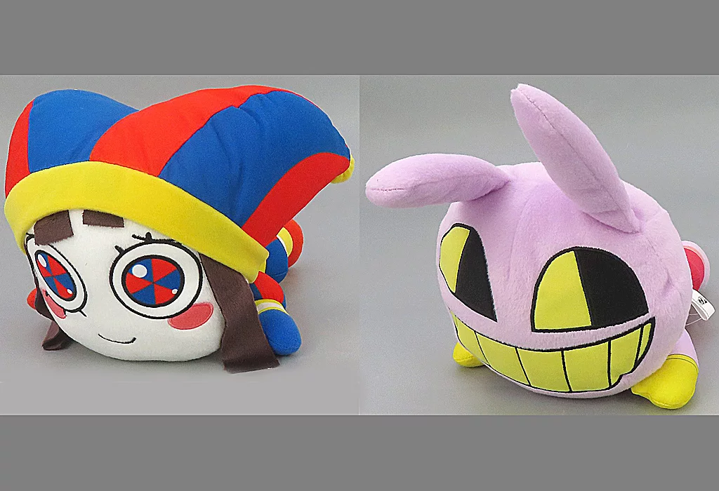 All 2 types set Face-down Plush toy BIG "Amazing Digital Circus" | Toy Hobby | Suruga-ya.com