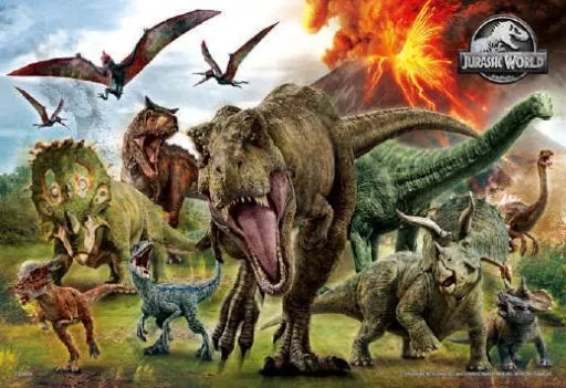 Puzzle Dinosaur Attack "Jurassic World" Jigsaw Puzzle 100 Large Piece ...