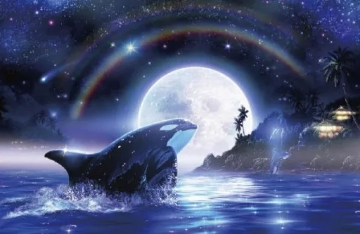 Orca Moon III "Christian Reese Lassen" Jigsaw Puzzle 1000 Pieces [10 ...