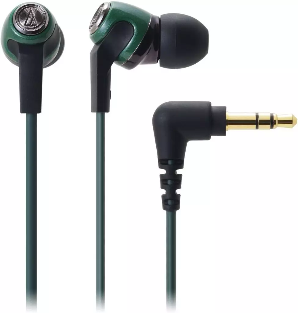 Headphone Audio-technica Inner Ear Headphones (Green) [ATH-CK323M-GR ...