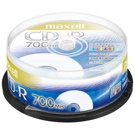 CD-R CD-R 700 mb 48 x speed 25 pack for Hitachi Maxell data [CDR700S. PNW. 25 sp] | Electric ...