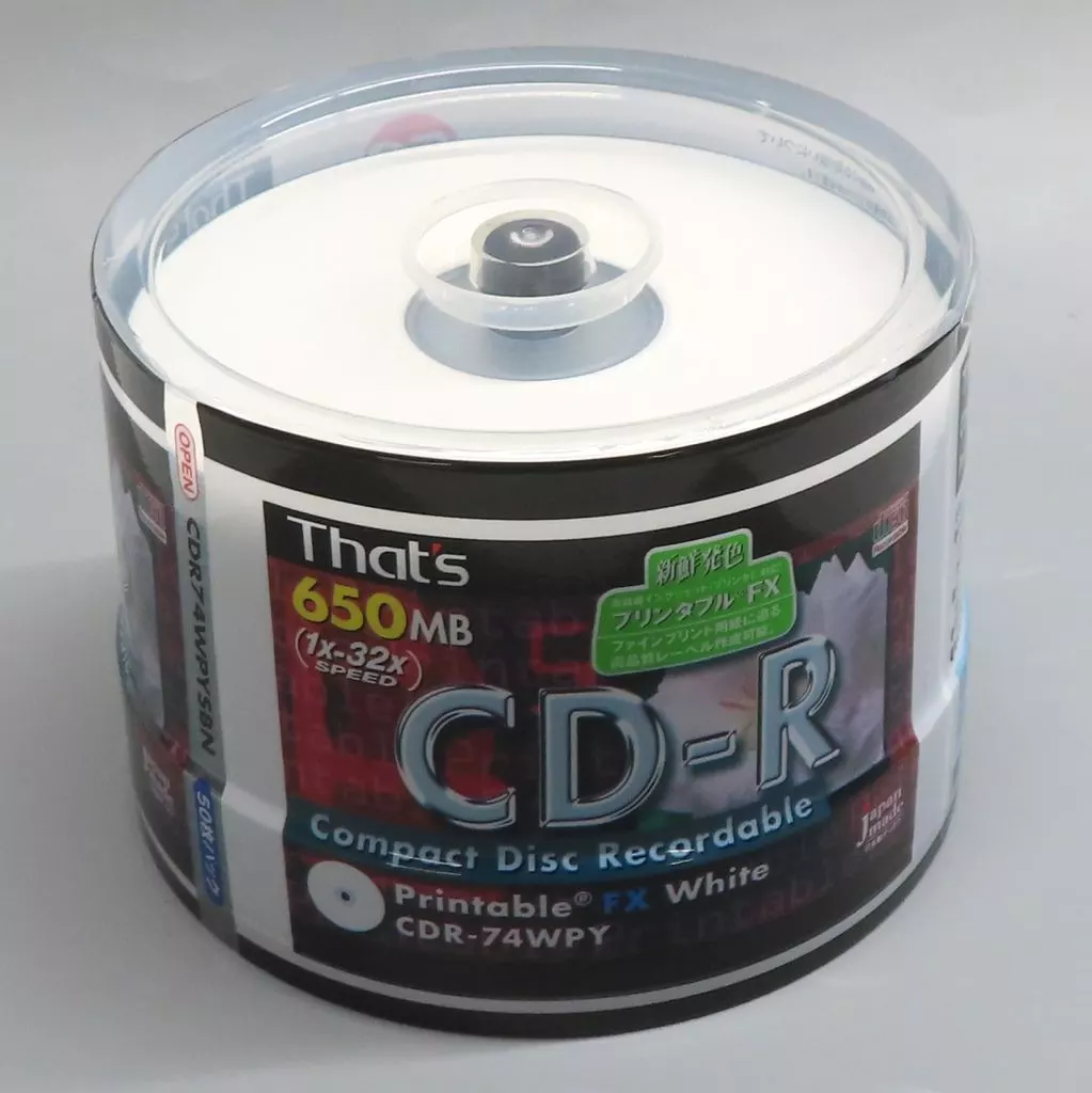 Start Lab Thats Data CD-R 650 mb 32 x 50 sheets pack [CDR74WPYSBN ...