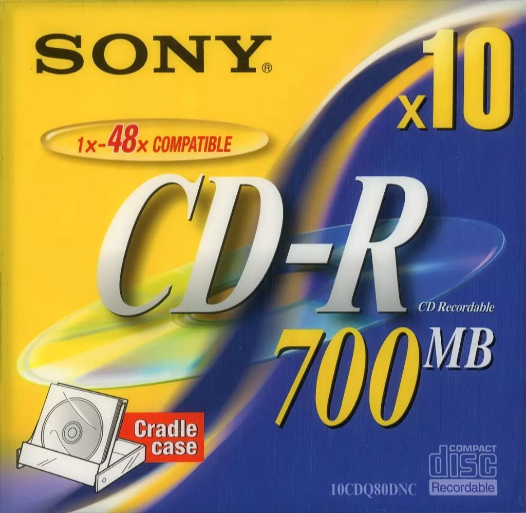 Sony Data CD-R 700 mb 48 x 10-Sheet Pack [10CDQ80DNC] | Electric appliances | Suruga-ya.com