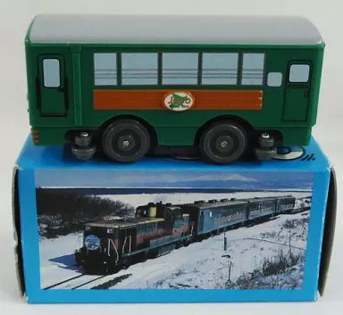 CHORO Q JR Hokkaido Ryuhyo Norokko-go Train (Green x Gray x Brown ...