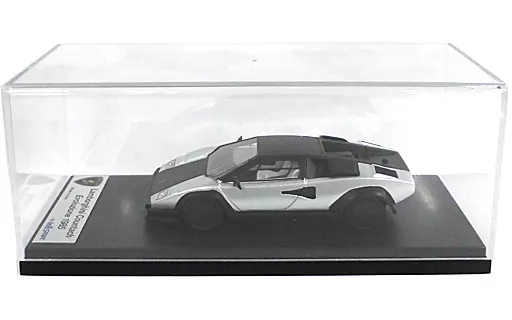 Minicar 1/43 Lambo Lugini Countach エボリュツィオーネ 1985 (Silver x Black ...